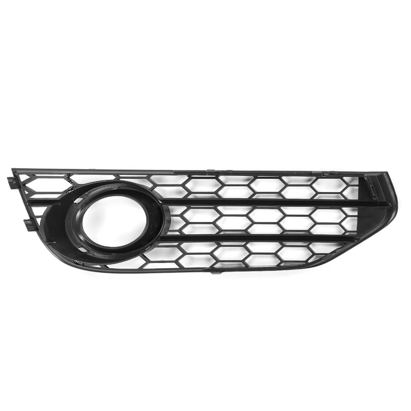 1 Pair Honeycomb Front Grill Bumper Fog Light Cover Grille For Audi A4