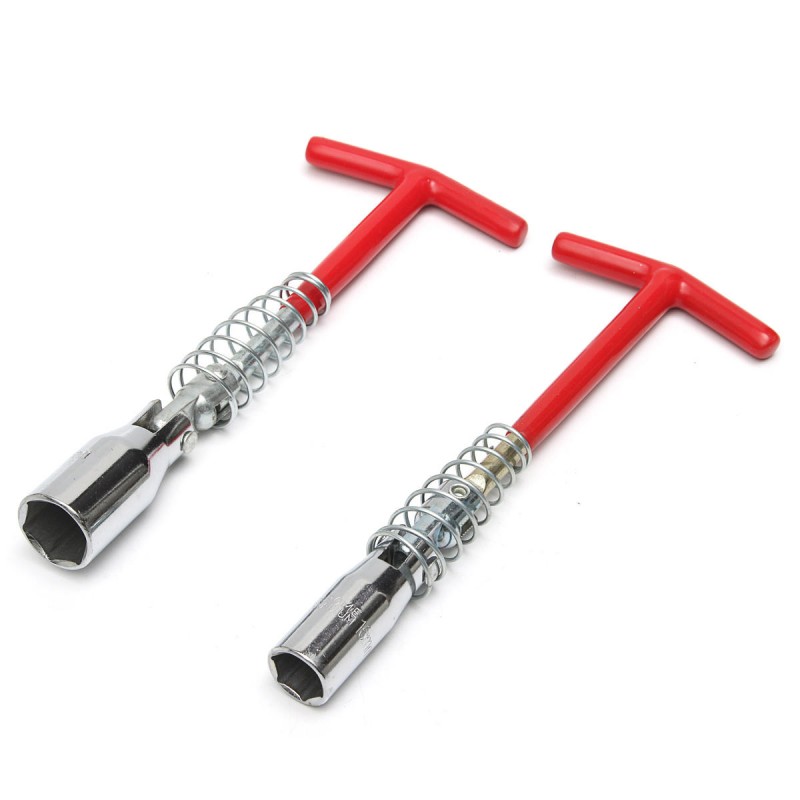 16mm&21mm T-Bar Universal Spark Plug Spanner Socket Wrench T Handle ... 16mm&21mm T-Bar Universal Spark Plug Spanner Socket Wrench T Handle ...