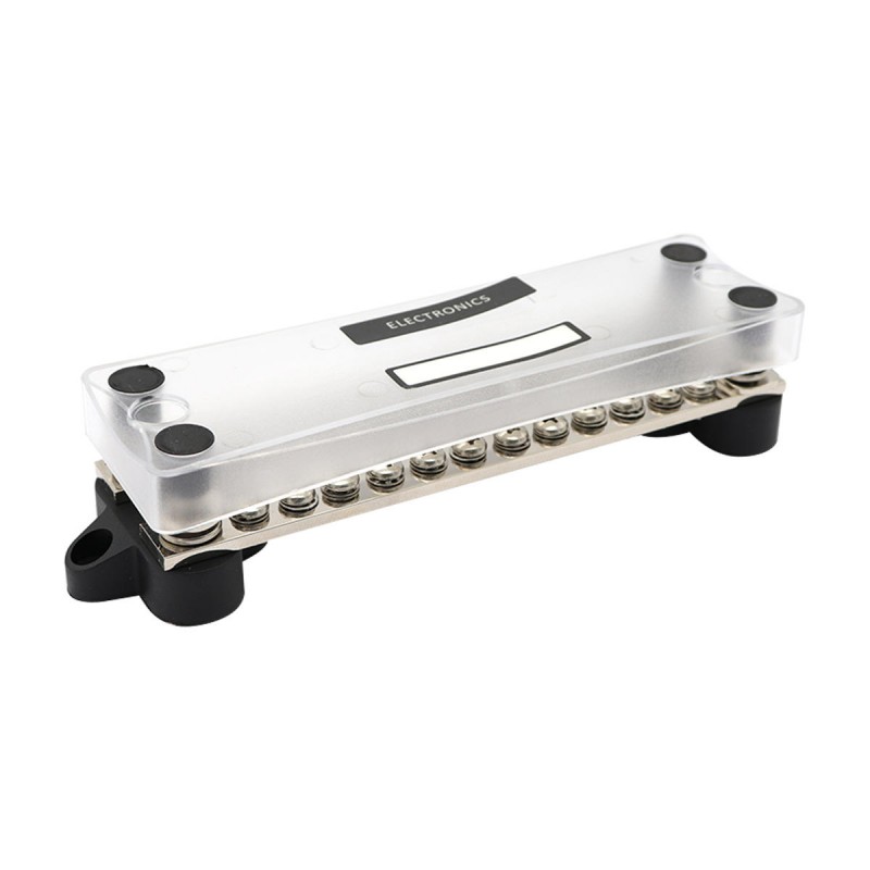Marine Caravan Buss Bar Electrical Terminal Block Junction Box 24 Way ... Marine Caravan Buss Bar Electrical Terminal Block Junction Box 24 Way ...