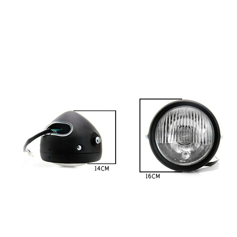 Cg125 Gn125 Modified Retro Motorcycle H4 Led Headlamp 5 75 Inch Round